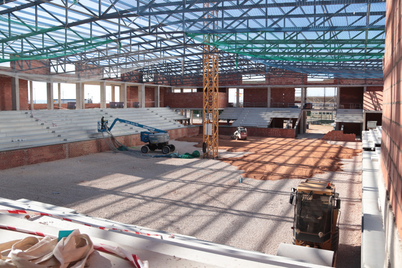 “Las obras del nuevo pabellón polideportivo están al 35-40%” | Manzanares